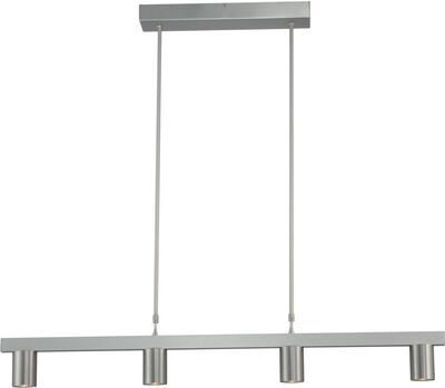 Hängelampe ELSIE Metall 100 cm breit Schwarz Nickel Leuchte