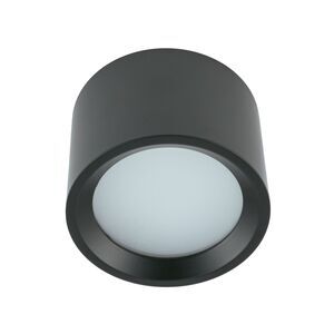 Badlampe Decke IP54 GX53 Ø 8,5 cm klein Schwarz Leuchte