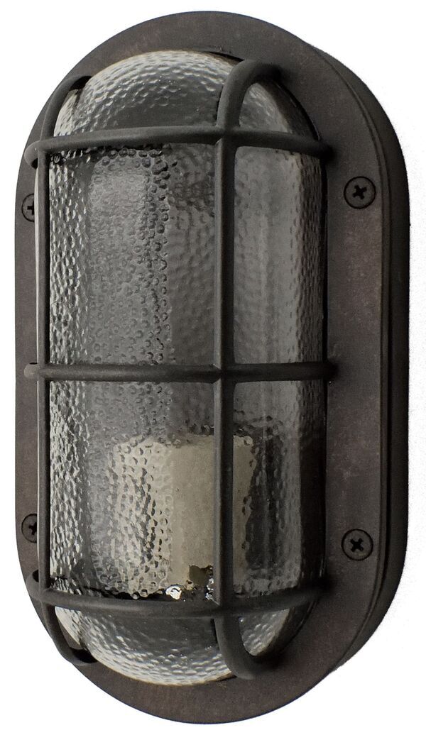 Kellerlampe Messing massiv Glas E27 IP64 B: 23 cm TOXOS Leuchte