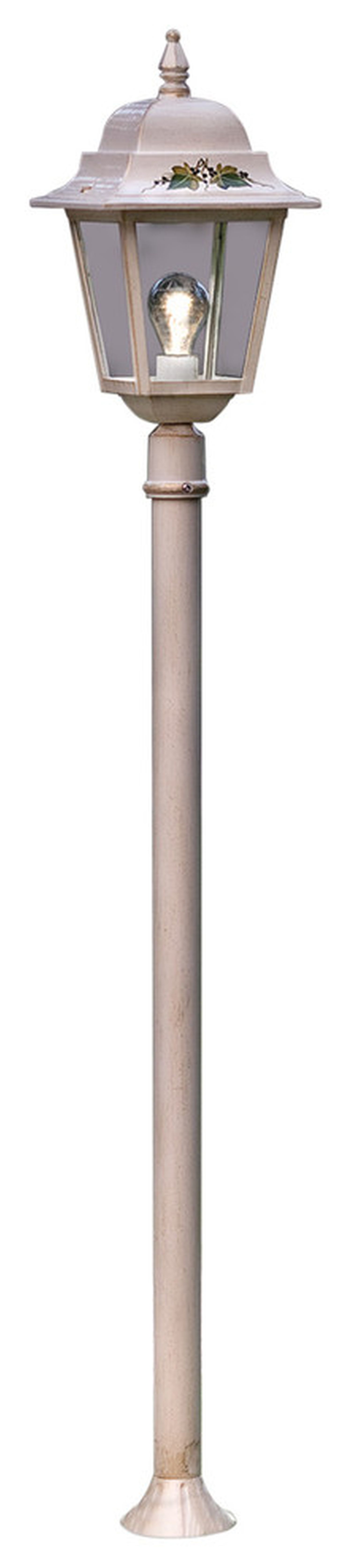 Außenleuchte Wand Aluminium H: 53 cm IP43 E27 Rustikal Leuchte
